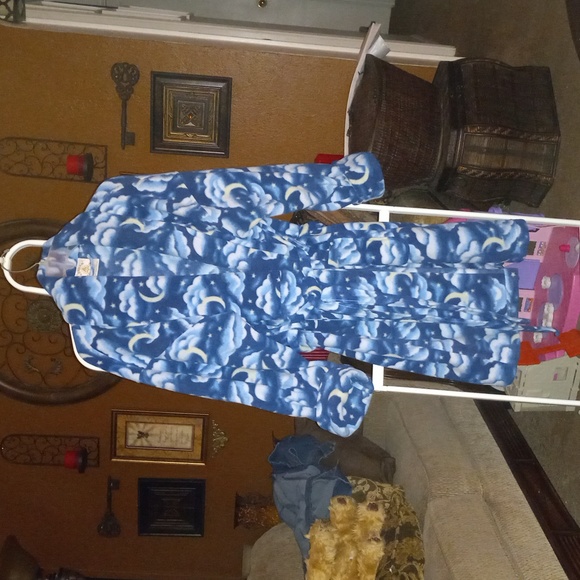 Aegean | Intimates & Sleepwear | Blue Moon Stars Robe | Poshmark